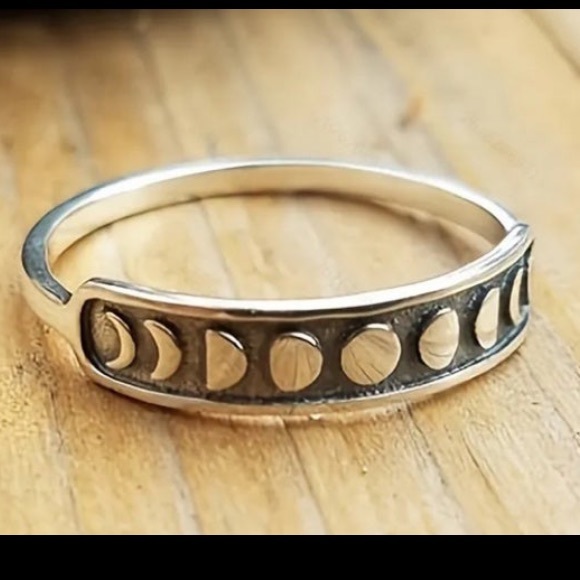 Jewelry | Moon Phases Ring Womans Jewelry Boho Witch New Lunar Moons Crescent Full Magic | Poshmark